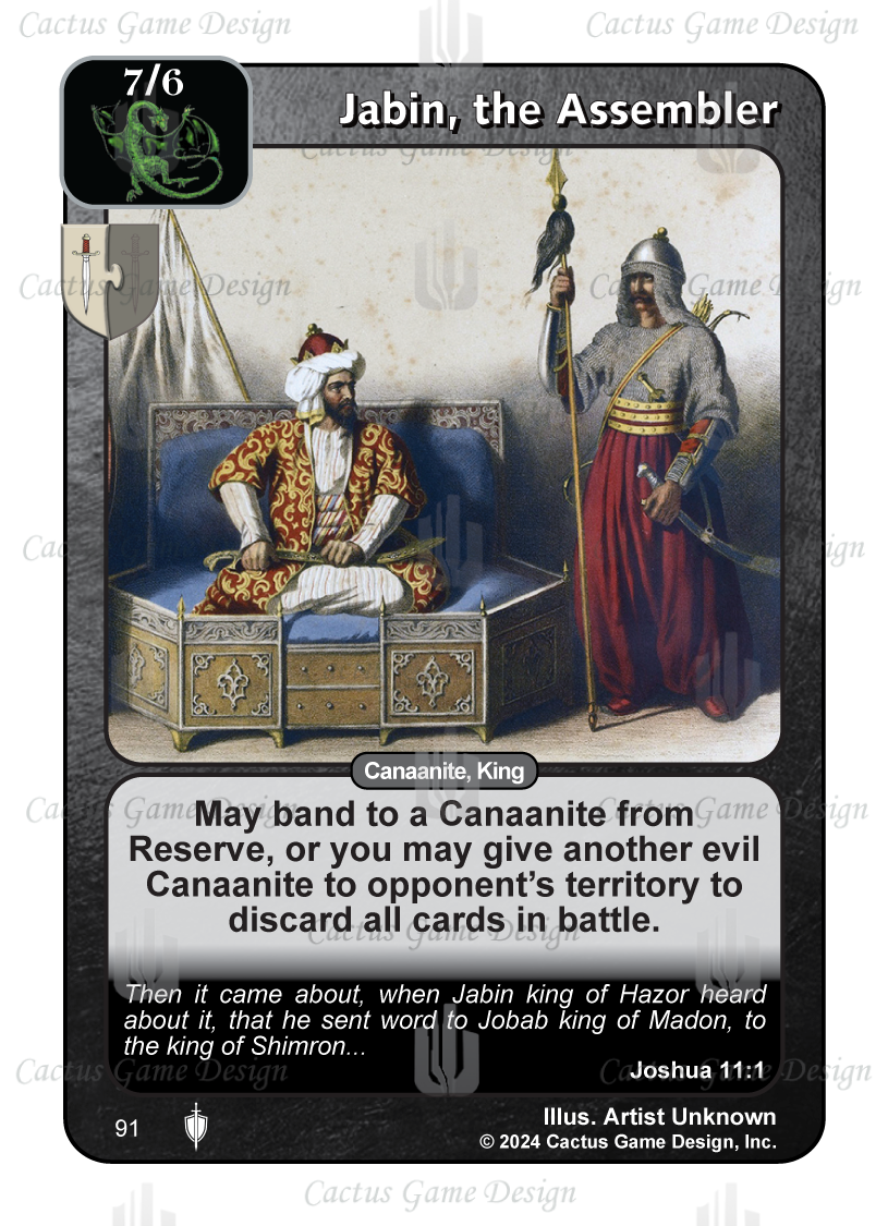 Jabin, the Assembler (II)