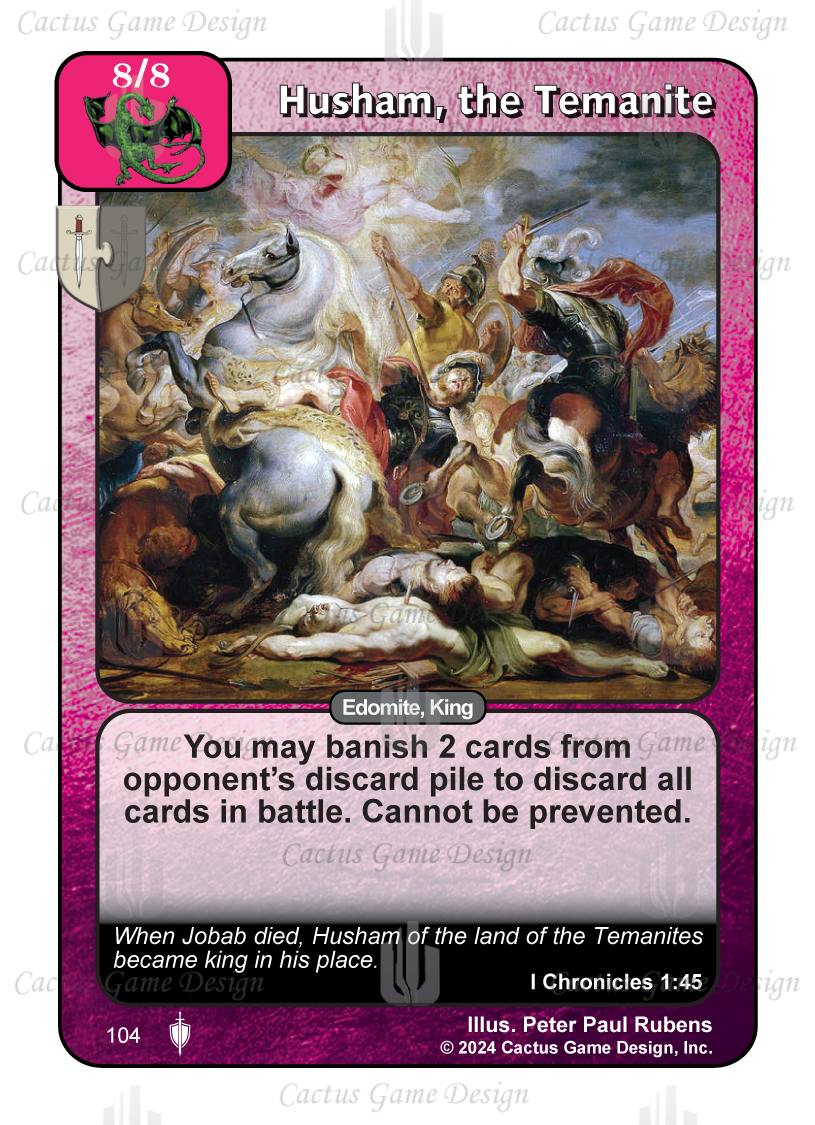 Husham, the Temanite (II) | Your Turn Games