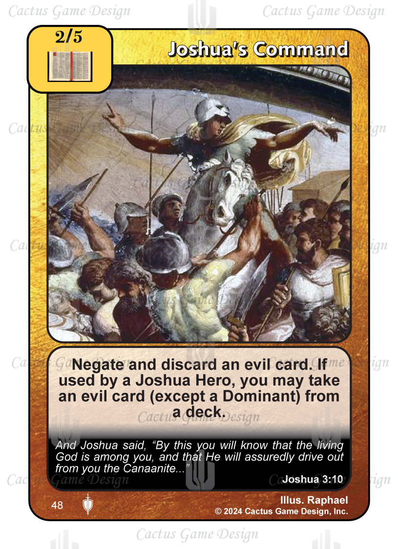 Joshua's Command (II)