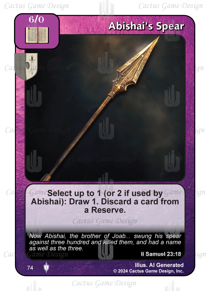 Abishai's Spear (II)