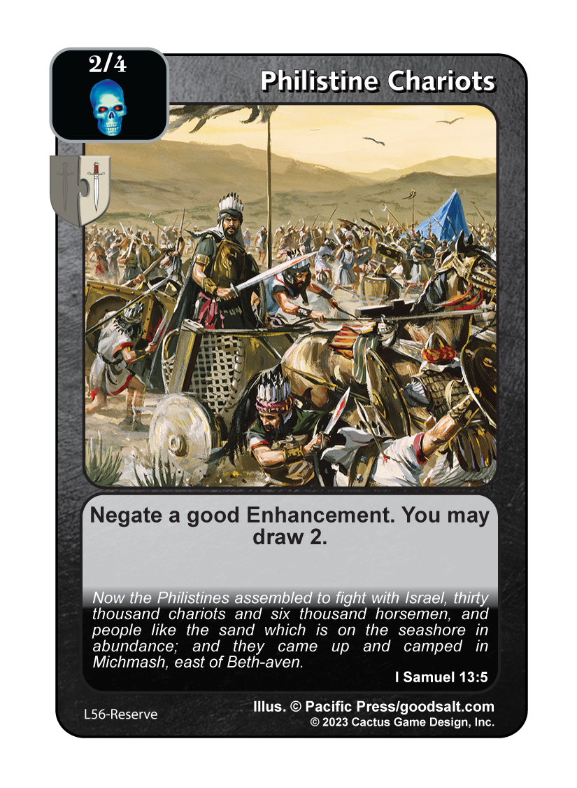 Philistine Chariots (L Deck)