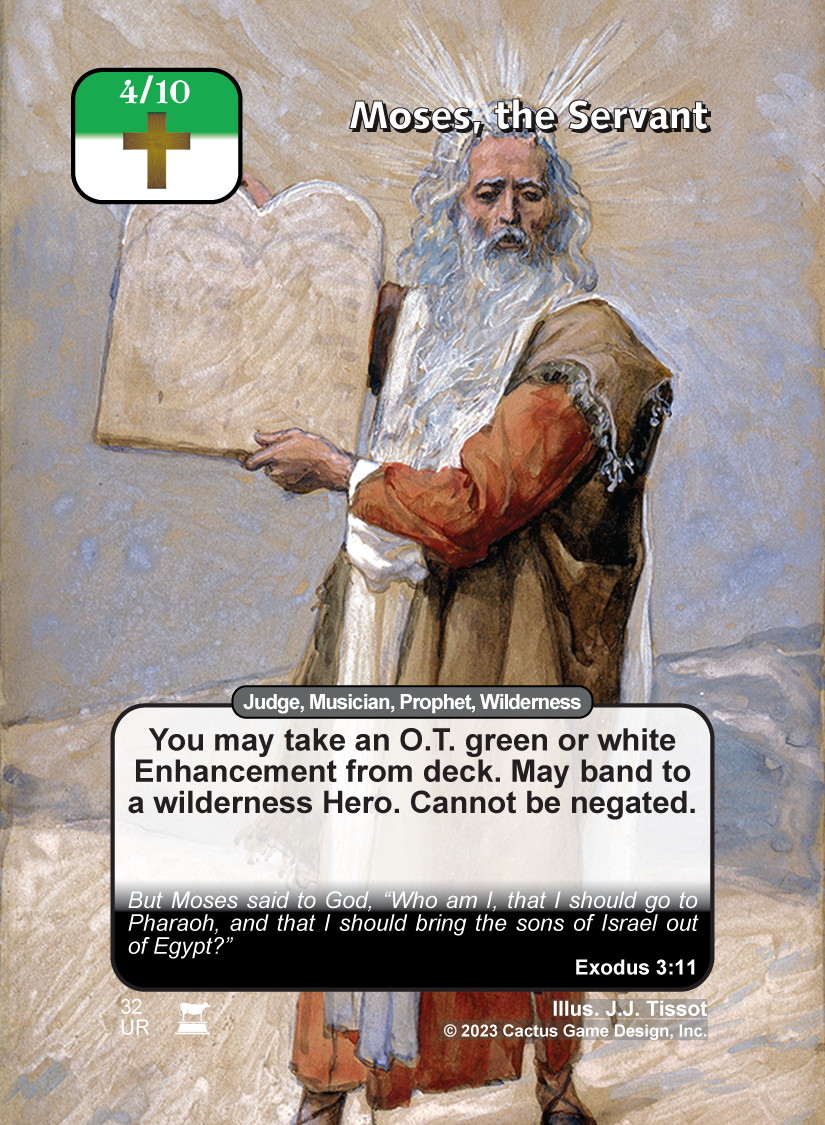 Moses, the Servant (IR)
