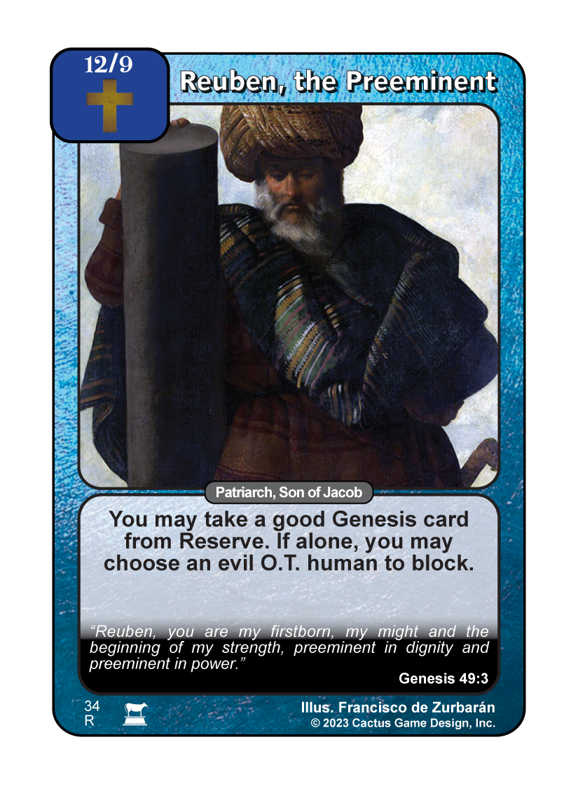 Reuben, the Preeminent (IR)
