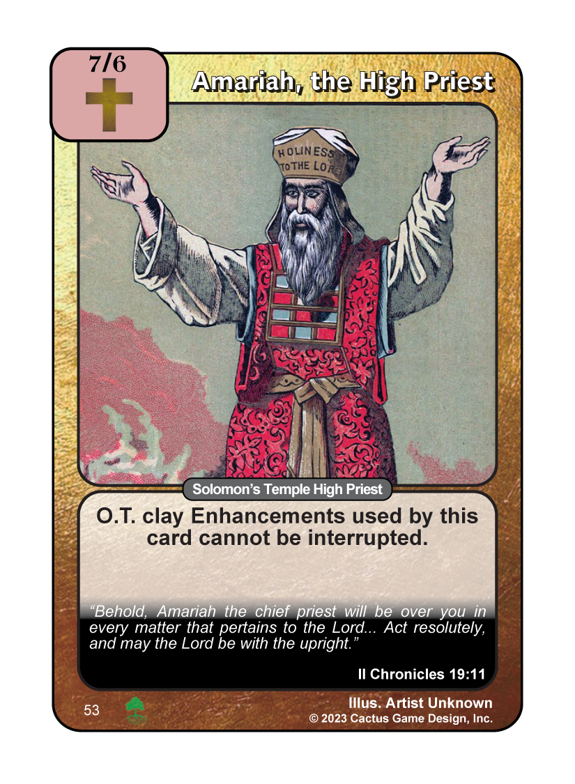 Amariah, the High Priest (Roots)