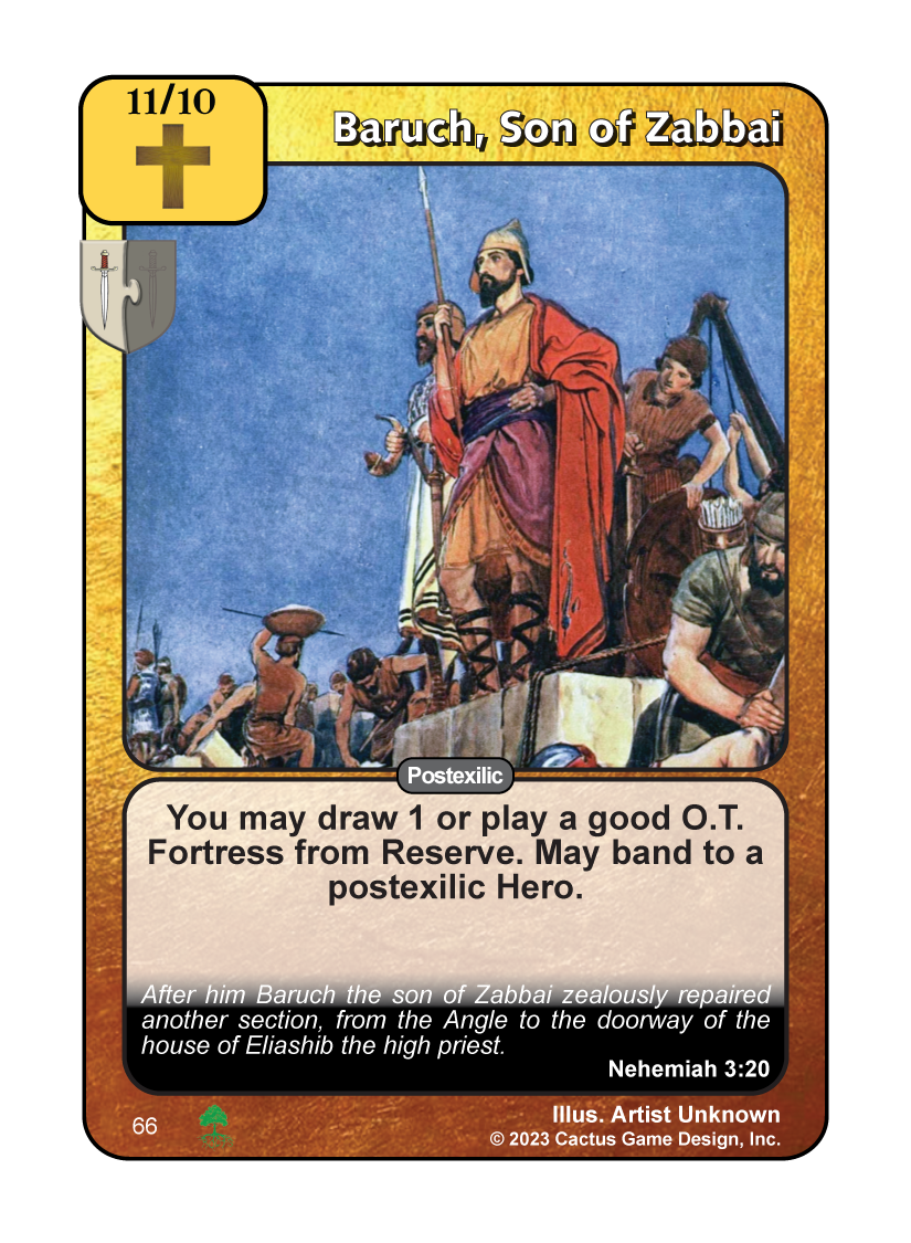 Baruch, Son of Zabbai (Roots)