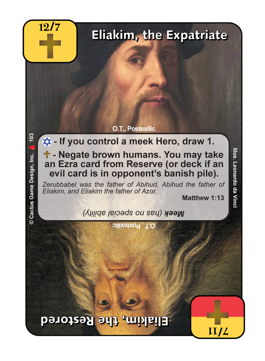 Eliakim, the Expatriate / Eliakim, the Restored (LoC)