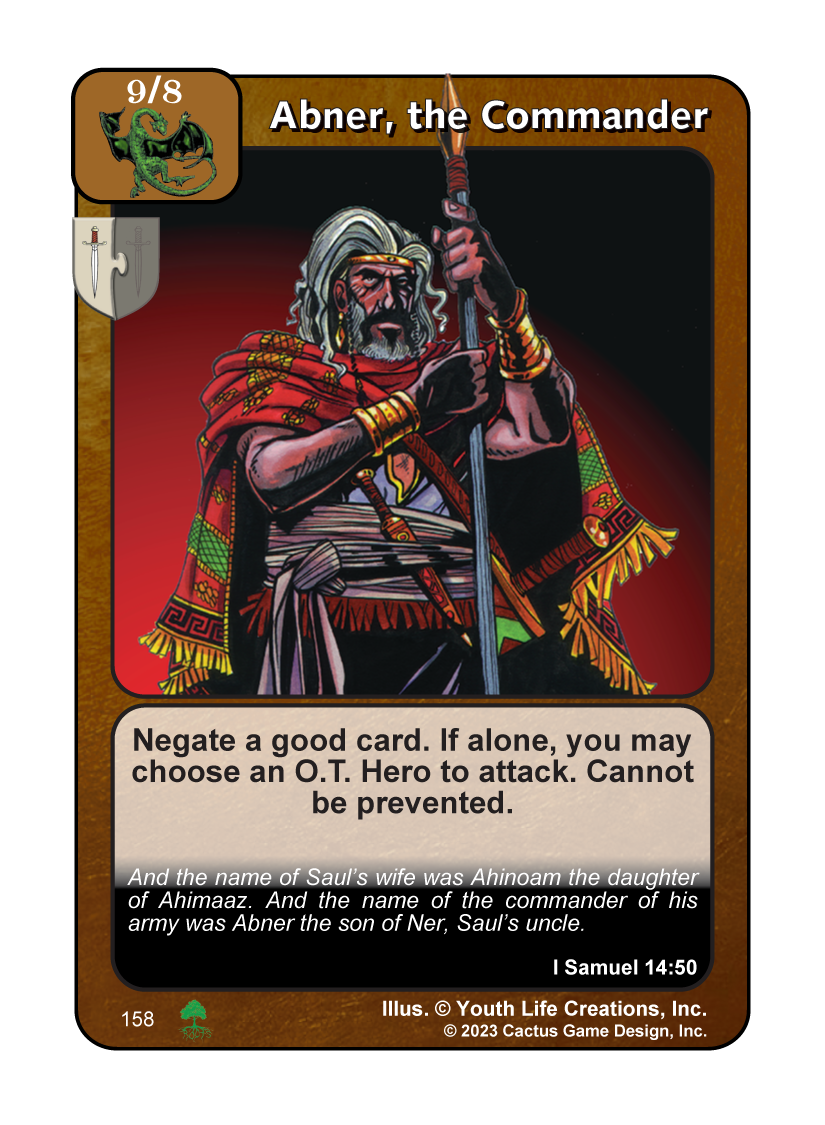 Abner, the Commander (Roots) | Your Turn Games