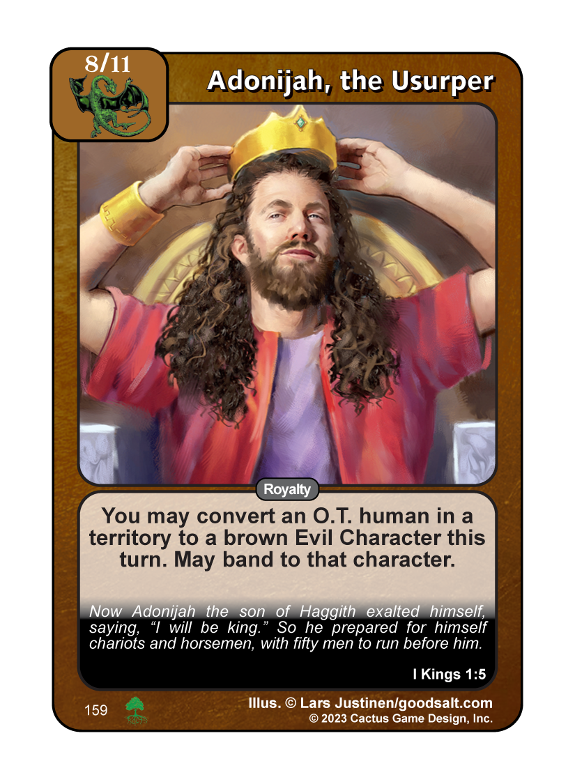 Adonijah, the Usurper (Roots)