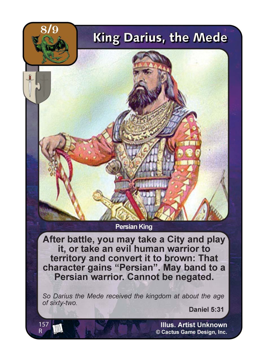 King Darius, the Mede (PoC)