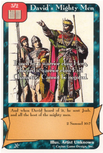 David’s Mighty Men (FooF)