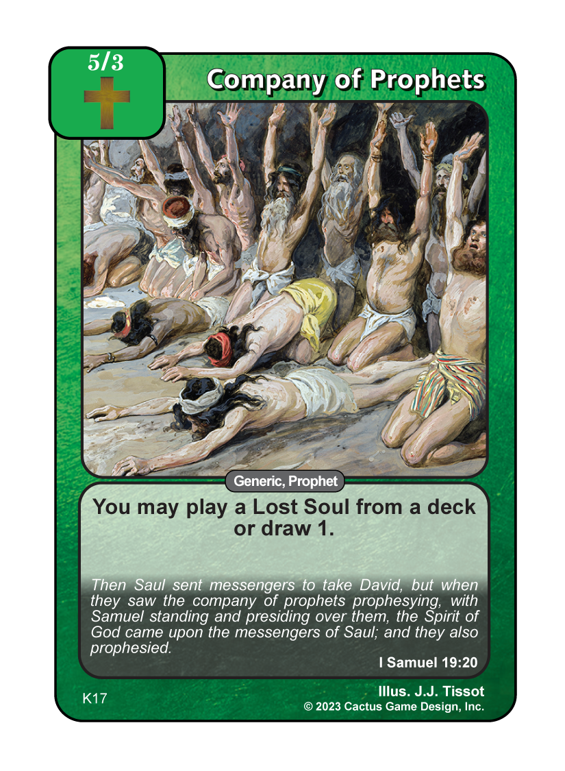 Company of Prophets (K Deck) | Your Turn Games