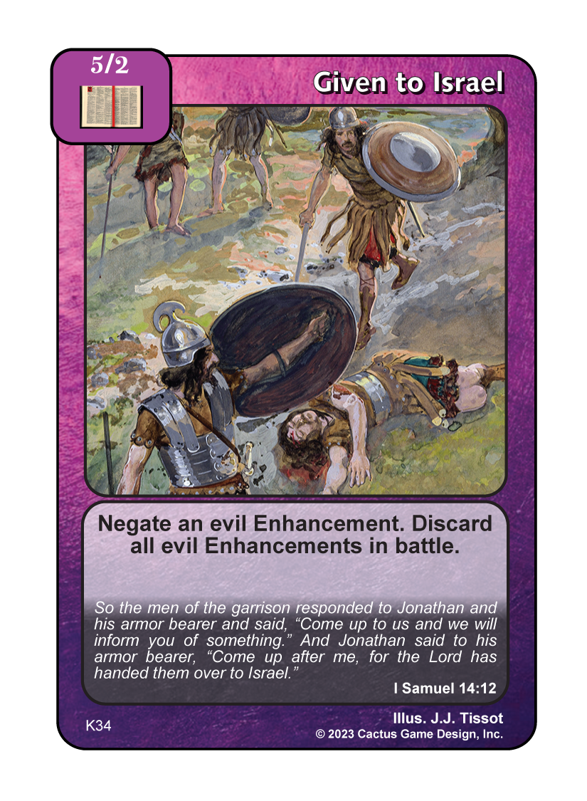 Given to Israel (K Deck)