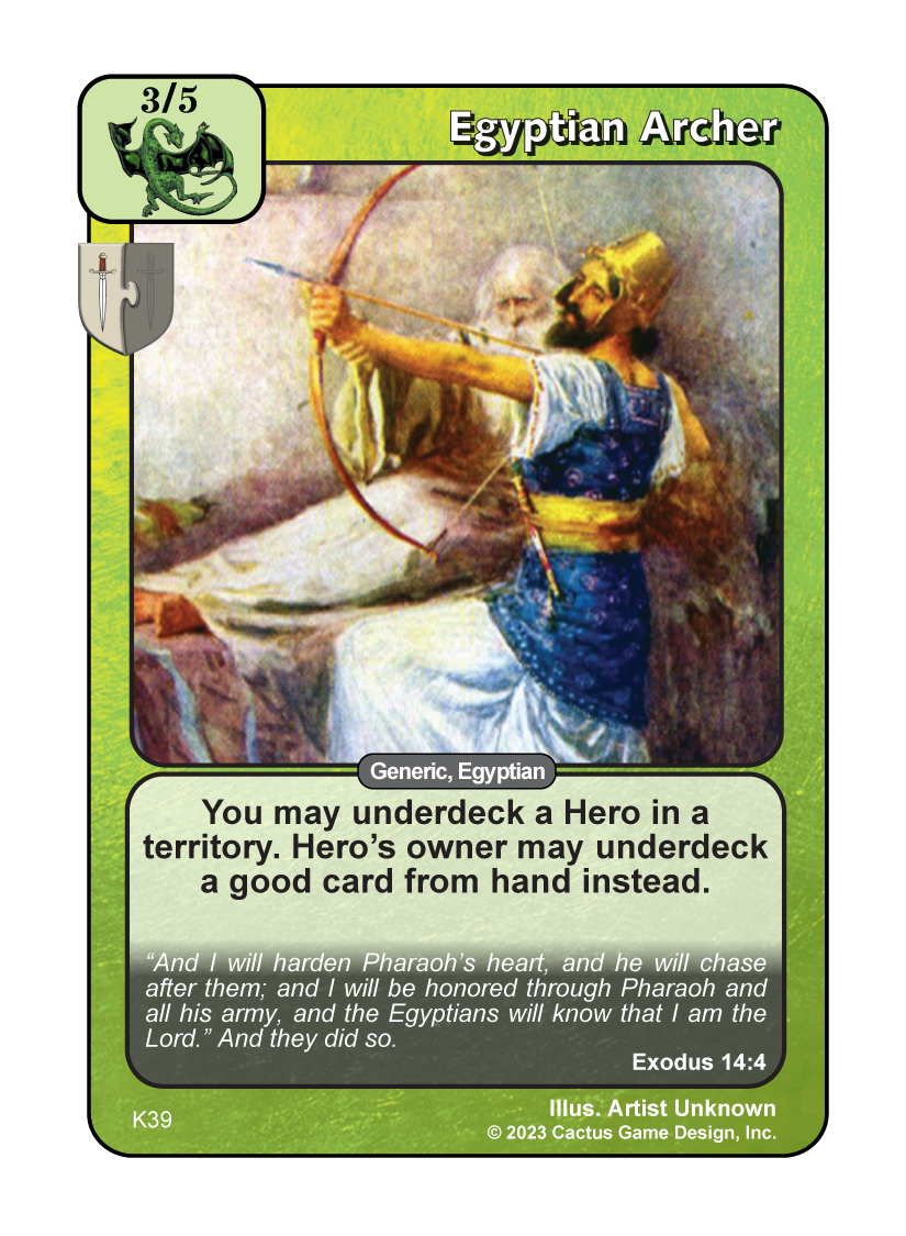 Egyptian Archer (K Deck)