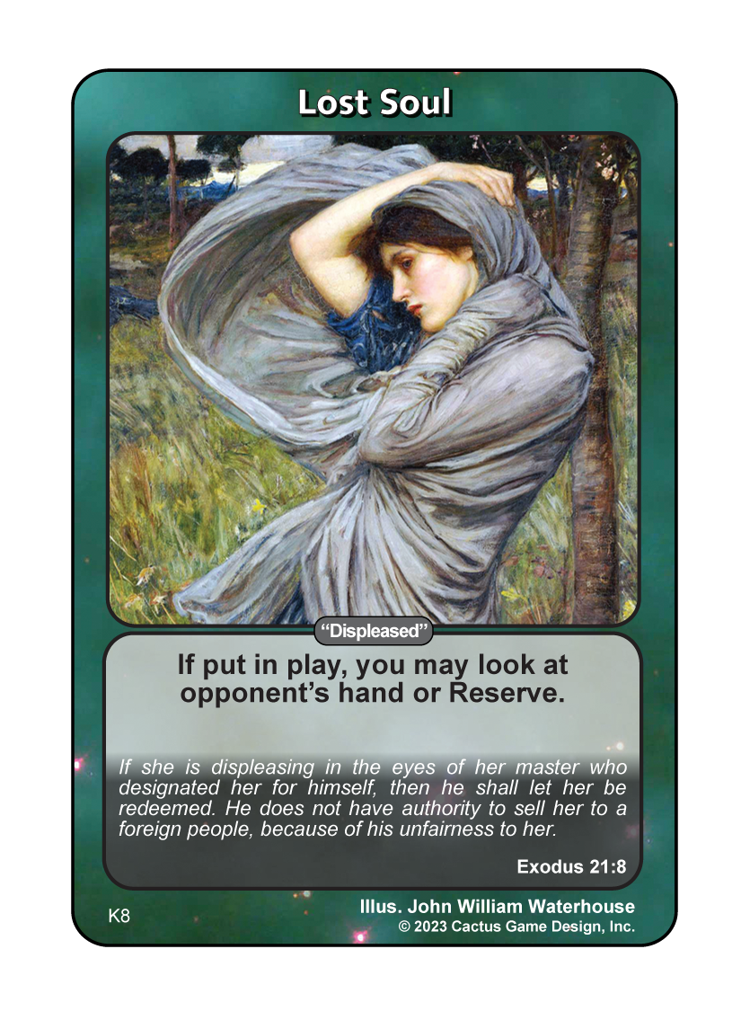 Lost Soul "Displeased" (Exodus 21:8) (K Deck)