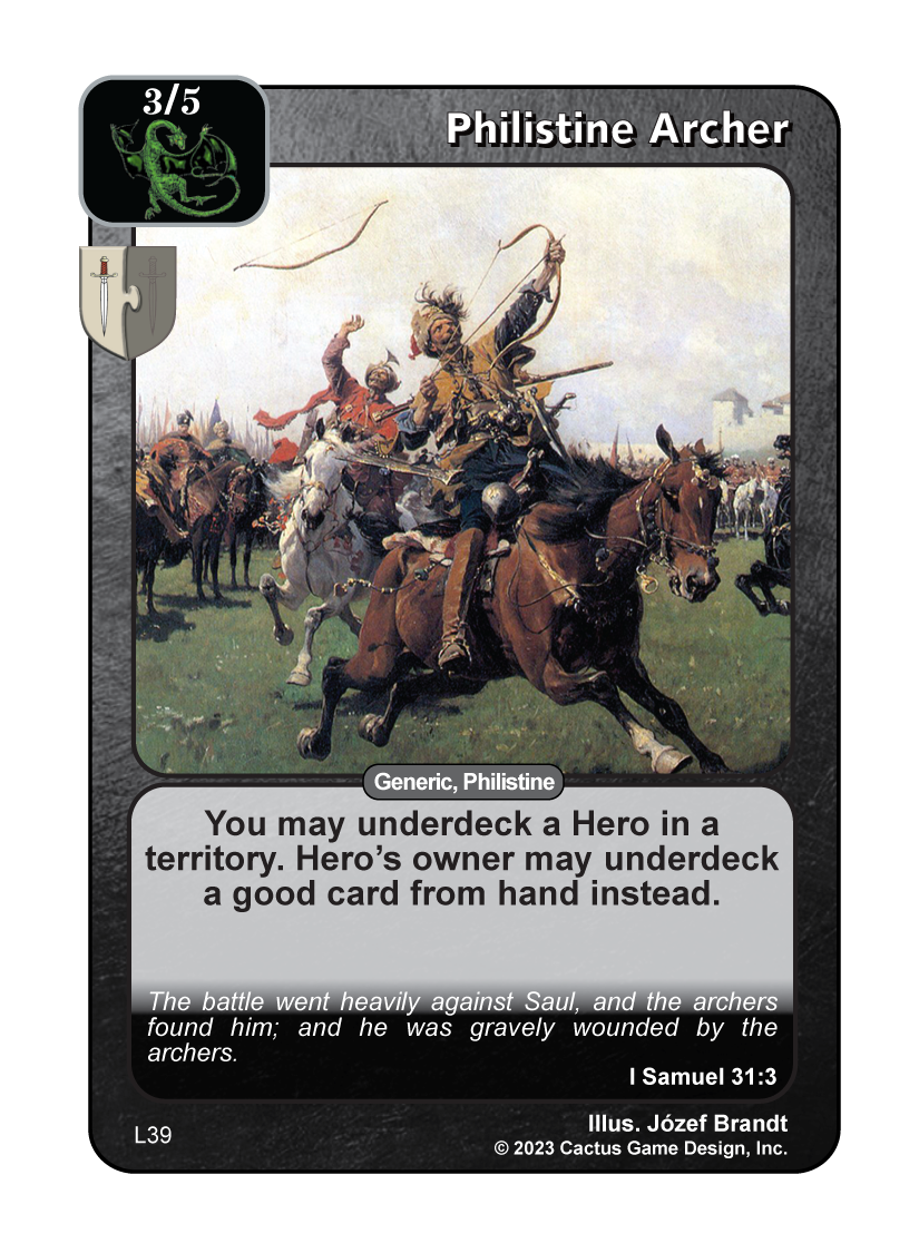 Philistine Archer (L Deck)