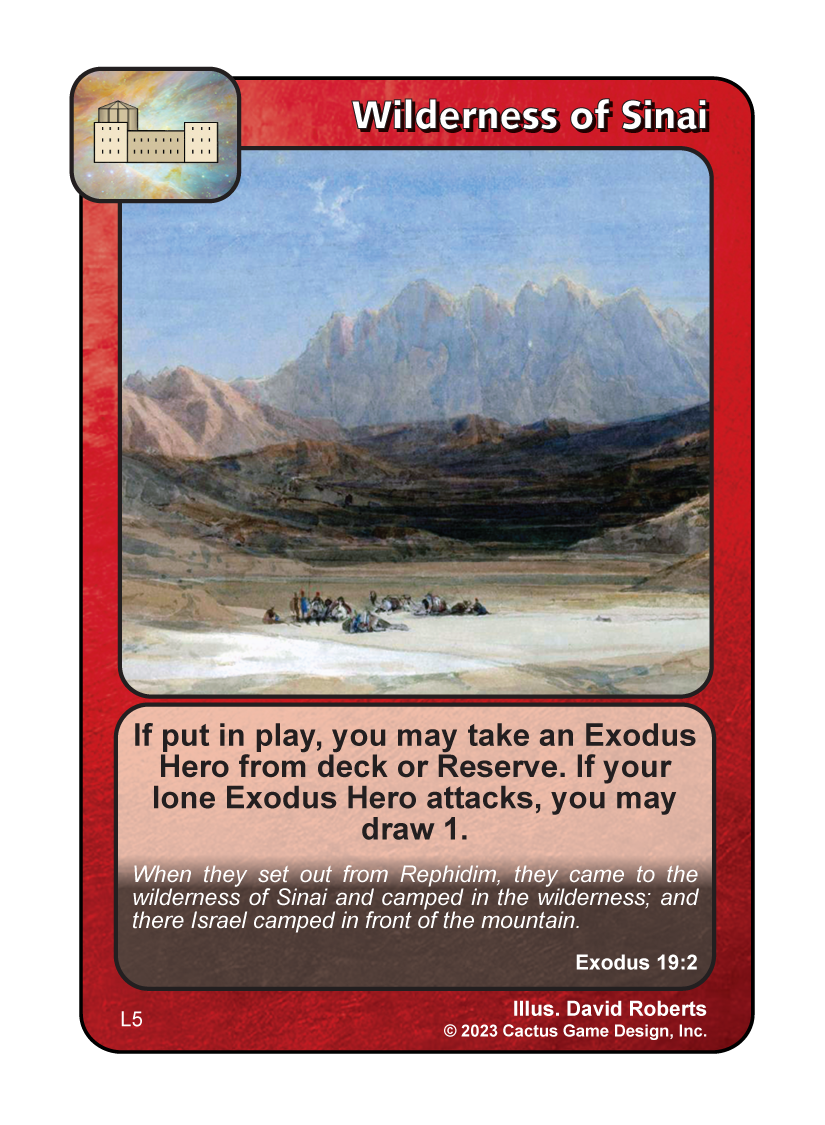 Wilderness of Sinai (L Deck)