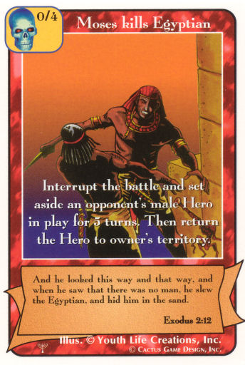 Moses kills Egyptian (Pa)