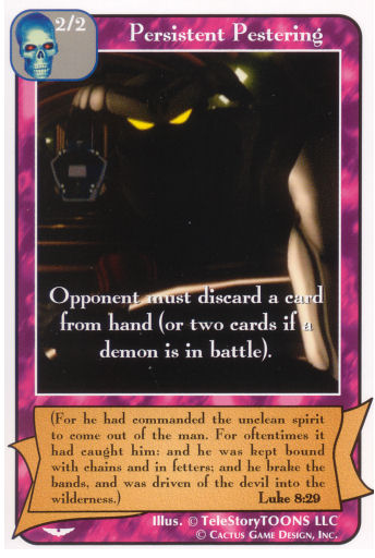 Persistent Pestering (AW)